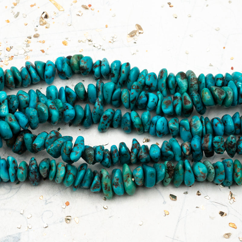 Turquoise Bead Strand – Nostalgica